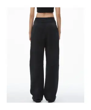 Alexander Wang Layered Elasticated-waist Pants - Black