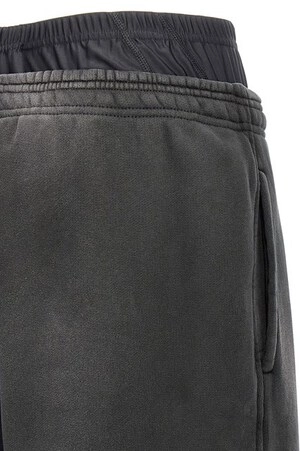 Alexander Wang Layered Elasticated-waist Pants - Black
