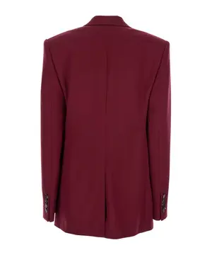 Stella McCartney Single-breasted Flannel Jacket - Red