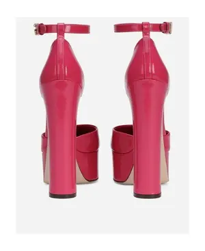 Dolce & Gabbana Polished Platform Mules