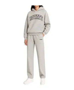 ROTATE BY BIRGER CHRISTENSEN Elasticated Waistband Track Pants - White
