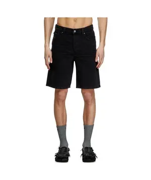 DIESEL® Regular Short Denim Shorts - Black