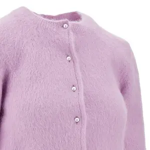 MAISON MARGIELA Cropped Knitted Cardigan - No