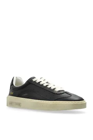 Dsquared2 Rider" Distressed Lace-up Low Top Sneakers - Black