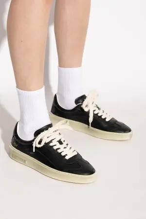 Dsquared2 Rider" Distressed Lace-up Low Top Sneakers - Black