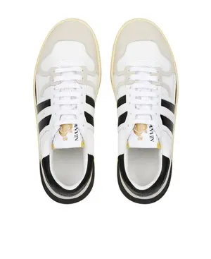 LANVIN Panelled Low-top Sneakers - Nude