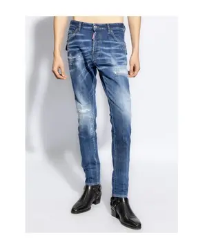 Dsquared2 Cool Guy Jeans With Logo Detail - Blue