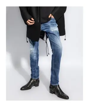 Dsquared2 Cool Guy Jeans With Logo Detail - Blue