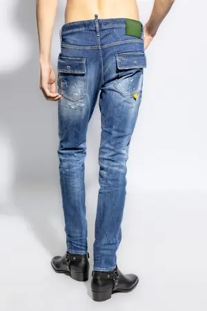 Dsquared2 Cool Guy Jeans With Logo Detail - Blue