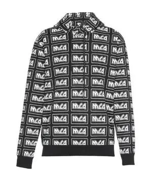 Alexander McQueen Printed Logo Hooded Sweater