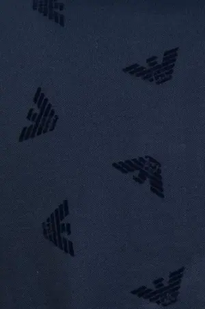 Emporio Armani Logo Polo Shirt - Black