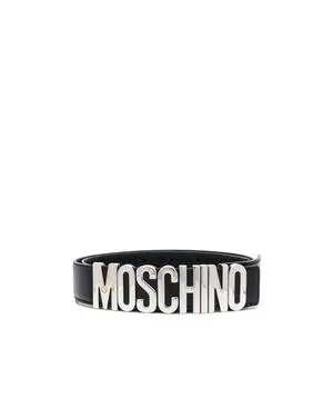 Moschino Buckle Belt - Black
