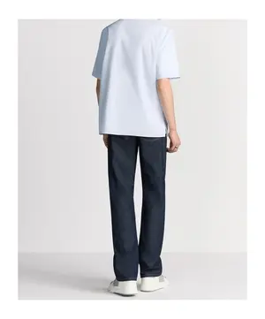 Dior Short-sleeved Shirt With Diorling Embroidery - Blue
