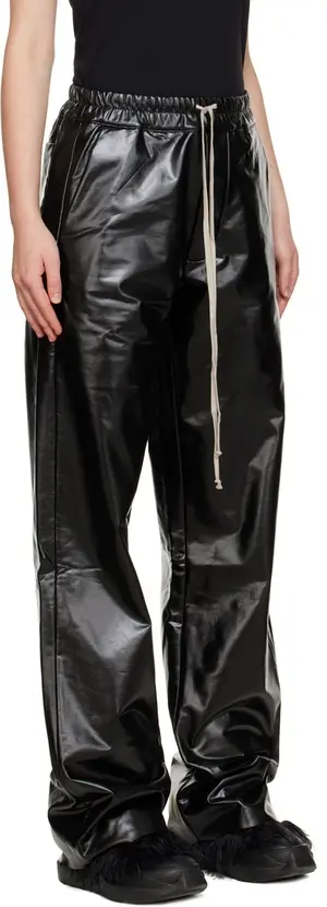 Rick Owens Wide-leg Faux-leather Trousers
