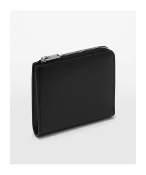 JIL SANDER Logo Embossed Zipped Cardholder - Black