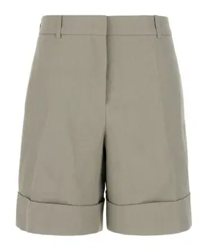 JIL SANDER Tailored Linen Shorts - Nude