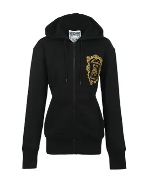Moschino Patch Full Zip Hoodie