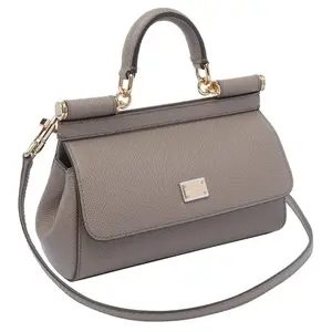 Dolce & Gabbana Sicily Top Handle Shoulder Bag - Gray