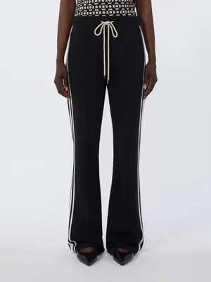 Max Mara Cotton Jersey Trousers With Drawstring Waist