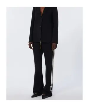 Max Mara Cotton Jersey Trousers With Drawstring Waist