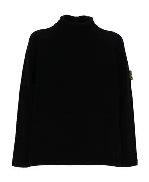 Stone Island Logo Patch Knit Jumper