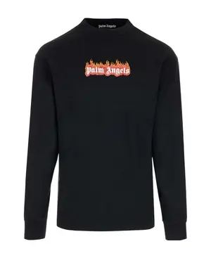Palm Angels Long Sleeve T-shirts For Men
