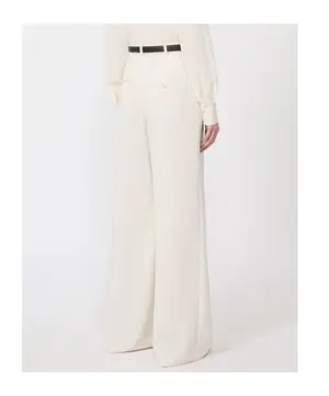 Max Mara Belted Wide-leg Trousers