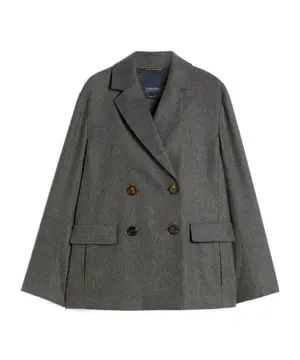 Max Mara Double-breasted Flannel Blazer