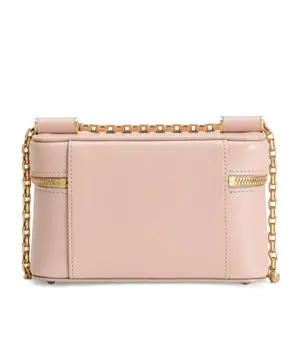 Dolce & Gabbana Sicily Logo Plaque Crossbody Bag - Blush
