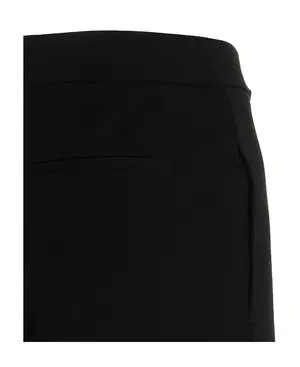 JIL SANDER Straight-leg Tailored Wool Trousers - Black