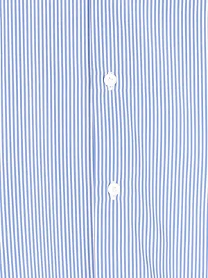 FINAMORE 1925 Striped Dress Shirt - Blue