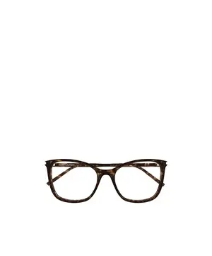 Saint Laurent Square Frame Glasses - Black