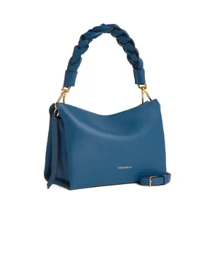COCCINELLE Boheme Zipped Small Tote Bag - Deep Blue