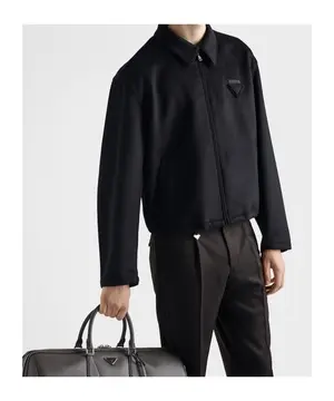 Prada Wool And Cashmere Blouson Jacket