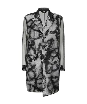 Comme Des Garçons Sheer Patterned Jacket