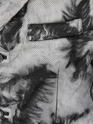 Comme Des Garçons Sheer Patterned Jacket