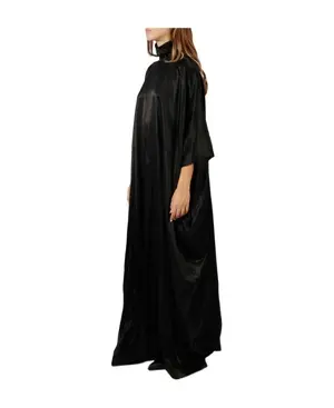 Balenciaga Logo High Neck Kimono Dress