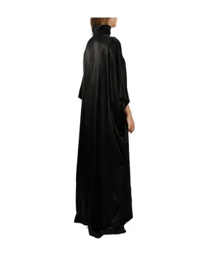 Balenciaga Logo High Neck Kimono Dress