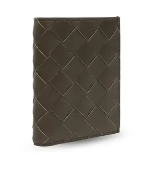 Bottega Veneta Weaving Design Wallet - Brown