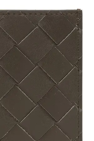 Bottega Veneta Weaving Design Wallet - Brown