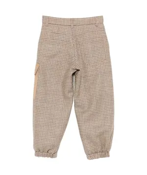 Fendi Checked Belted Cargo Pants
