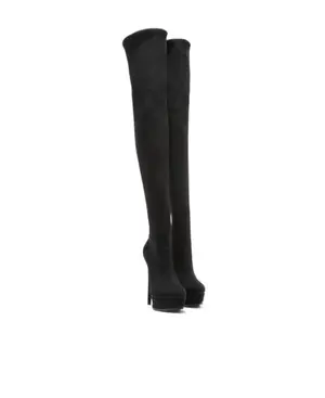 Casadei Flora Platform Over-the-knee Stiletto Boots