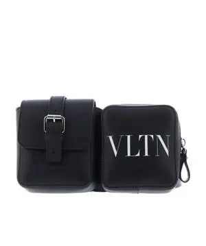Valentino Garavani Vltn Logo Belt Bag - Black