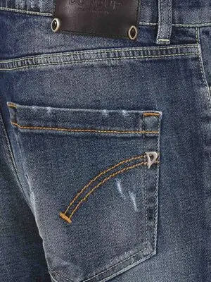 DONDUP Distressed Crop Jeans - Blue