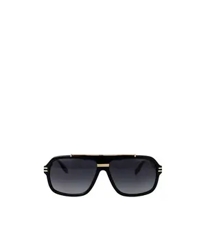 Marc Jacobs Geometric Aviator Sunglasses - Black