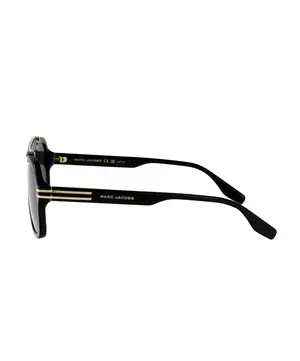 Marc Jacobs Geometric Aviator Sunglasses - Black