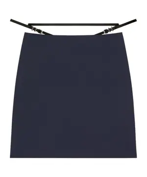 Givenchy Wool And Mohair Blend A-line Skirt