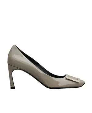 ROGER VIVIER Trompette Buckle Pumps - Beige