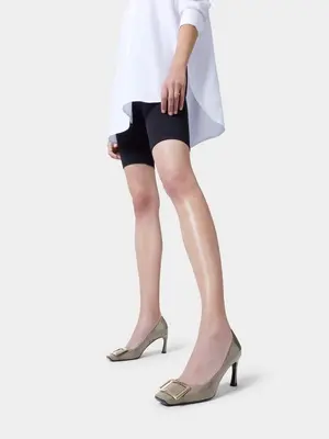 ROGER VIVIER Trompette Buckle Pumps - Beige