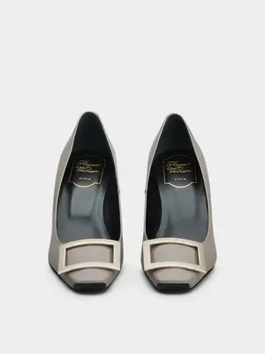 ROGER VIVIER Trompette Buckle Pumps - Beige